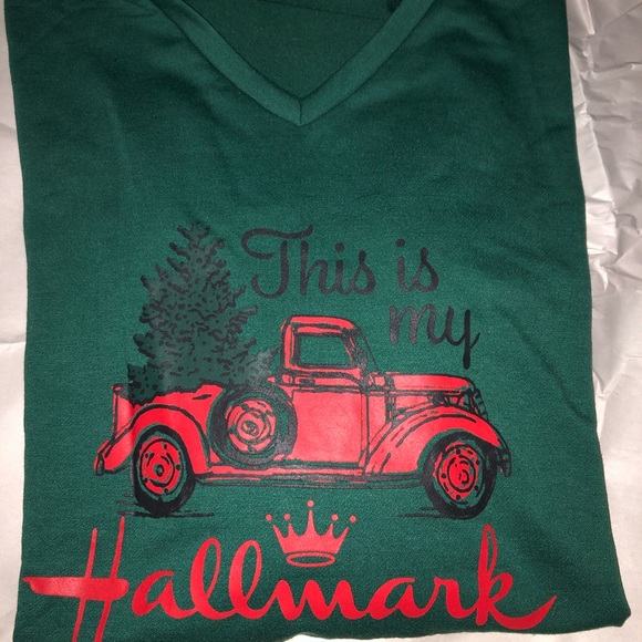 Tops | Hallmark Tshirt | Poshmark